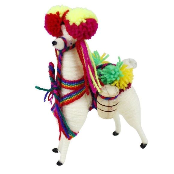 Art | Fiesta Llama Handmade Peruvianfolk Art From The Andes Of Peru 55 ...